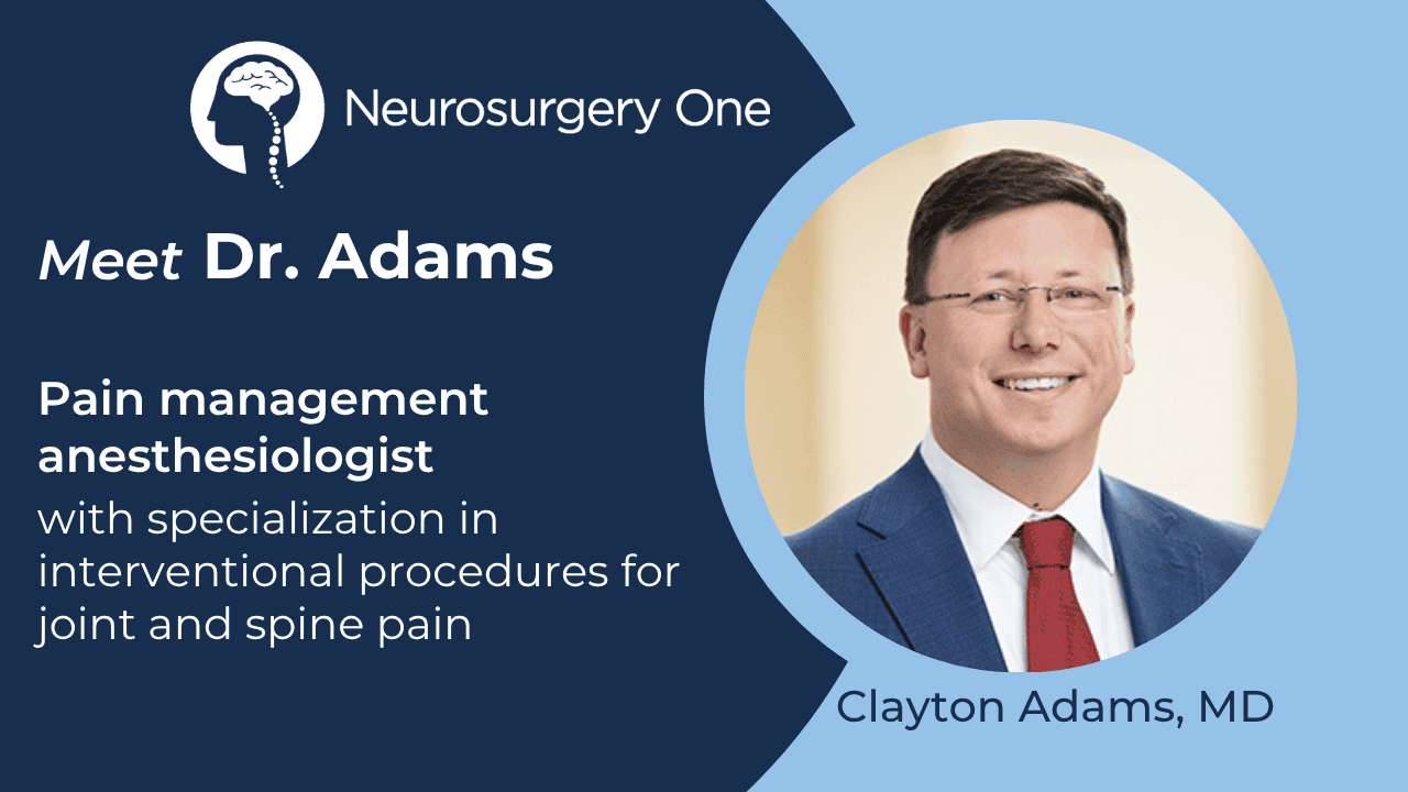 Meet Dr. Clayton Adams, Pain Management Specialist in Denver ...